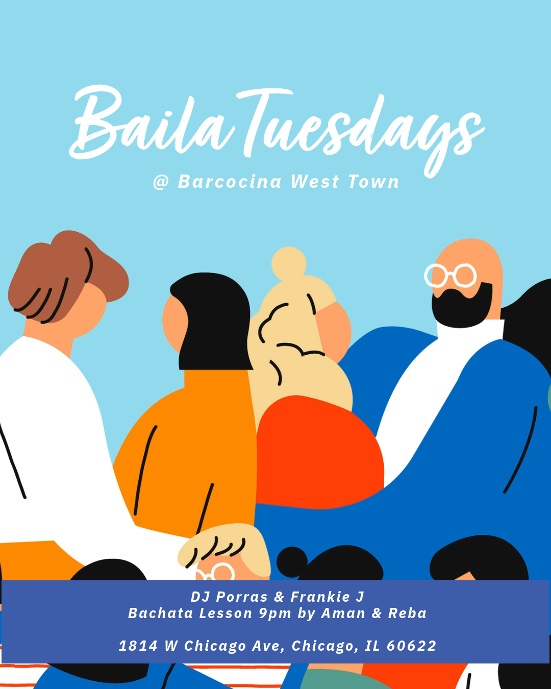 Baila Tuesdays Barcocina » Latin Street Music & Dancing